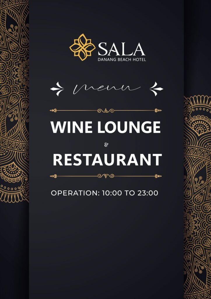 MENU RESTAURANT FLOOR 25 - Sala Hotel Group