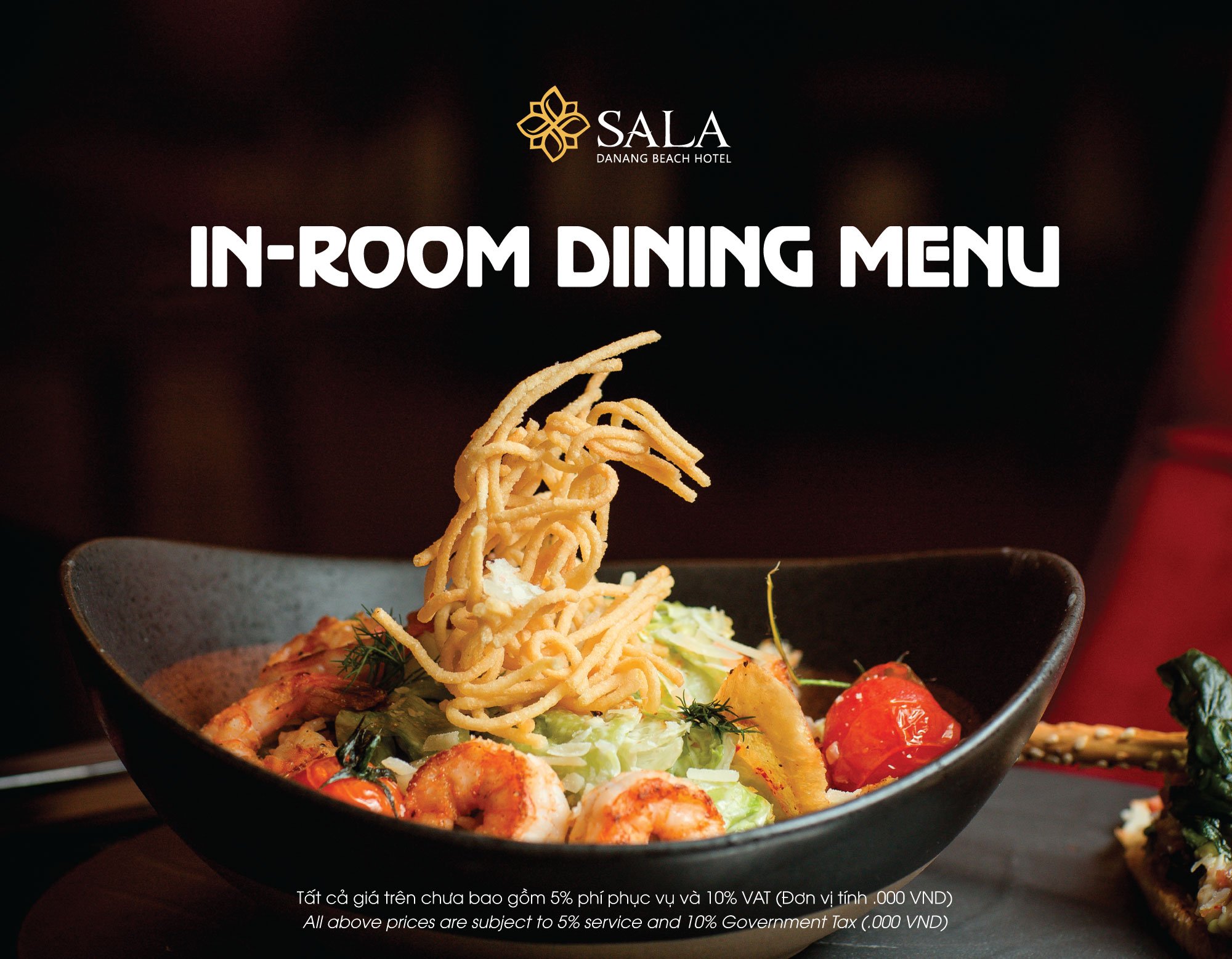 IN-ROOM DINING MENU - Sala Hotel Group