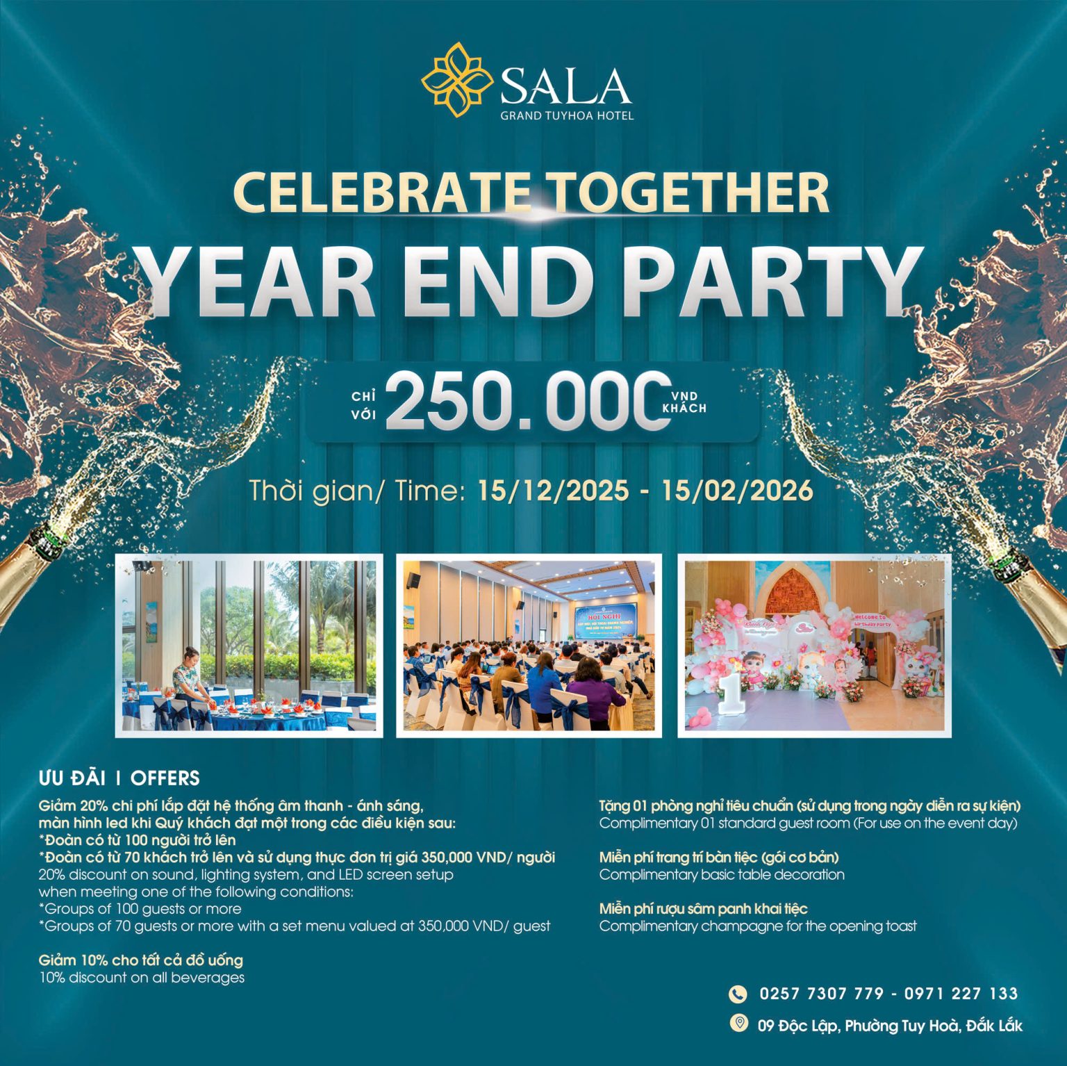 YEAR END PARTY PROMOTION - Sala Hotel Group, Vietnam | Official Website
